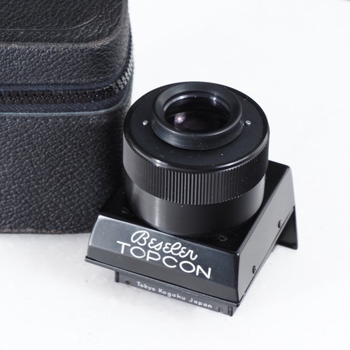 ^ Beseler Topcon 6.5x High Magnification Waist Level Viewfinder w/ Case ...