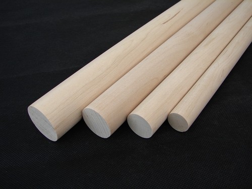 Rundstab Erle 1000 mm Ø 20, 25, 30, 35 mm Holzrundstab Rundstäbe ...