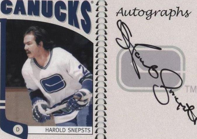 2004-05 In the Game Franchises Canadian Edition - Autographs Harold ...