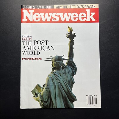 Newsweek Magazine - May 12, 2008 - The Post American World | eBay