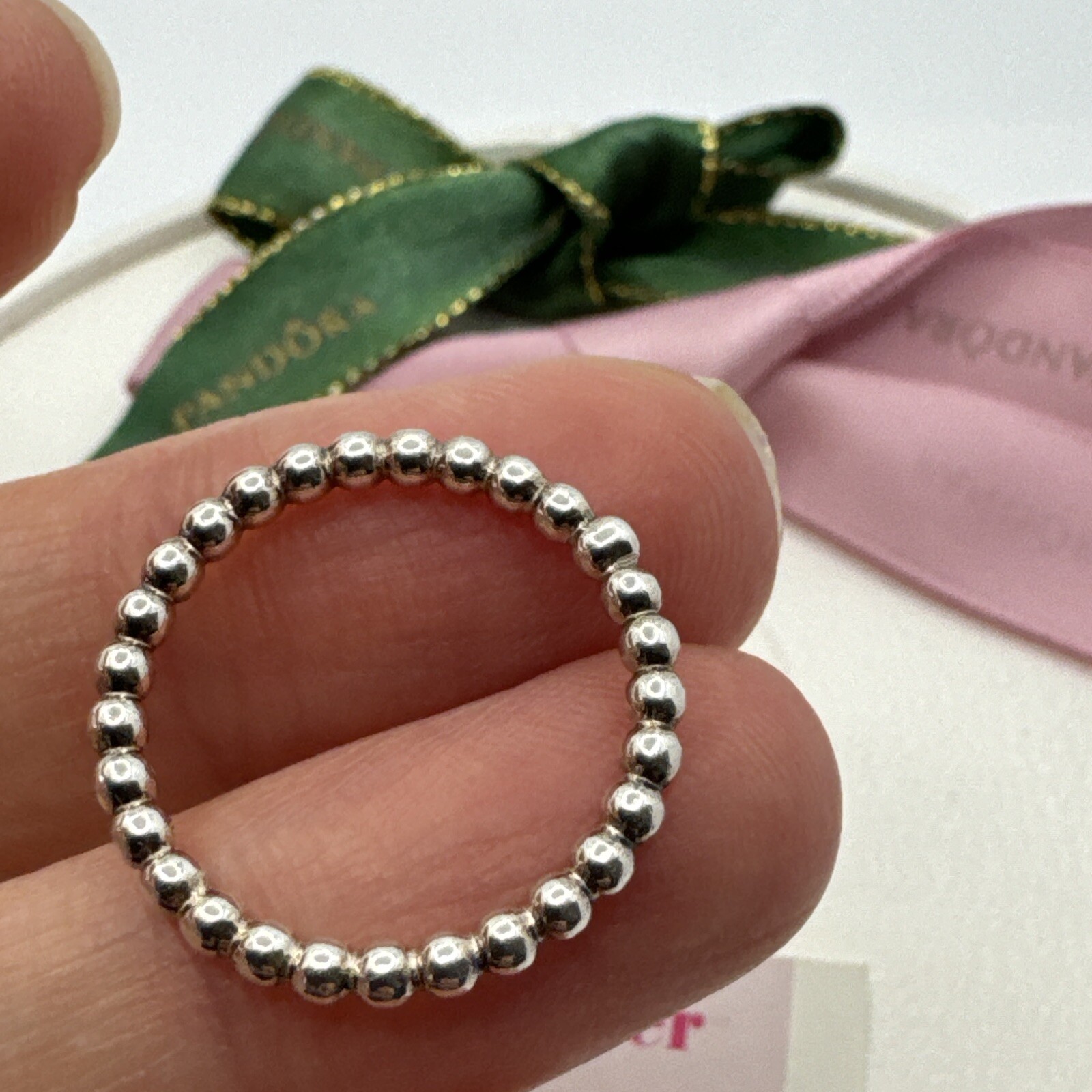 Pandora Small Bubble Stack Ring Size 54 Genuine 190615 Authentic Ale ...