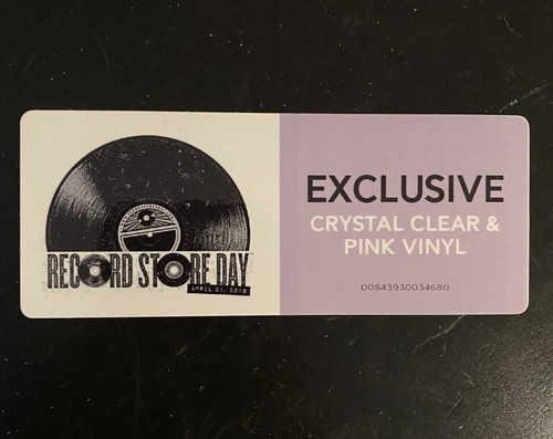 Replacement Hype Sticker for Taylor Swift 1989 RSD Edition Clear & Pink ...