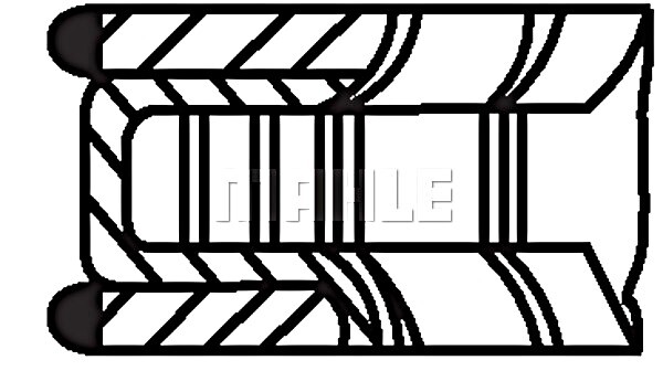 Piston Ring Kit For MERCEDES Cla E-Class Gla Glc Slc Slk A205 A207 ...