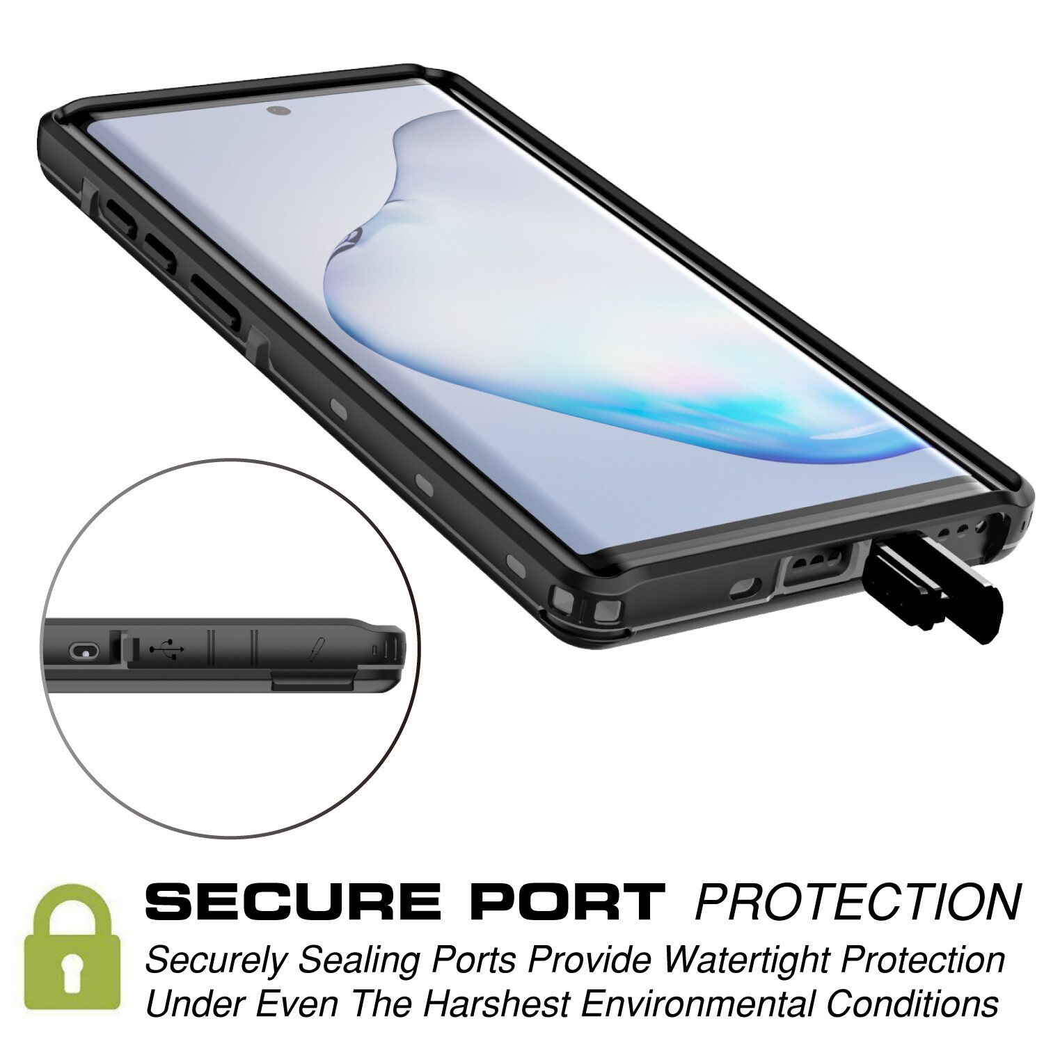 For Samsung Galaxy Note 10 / 10+ Plus Life Waterproof Case Cover with ...