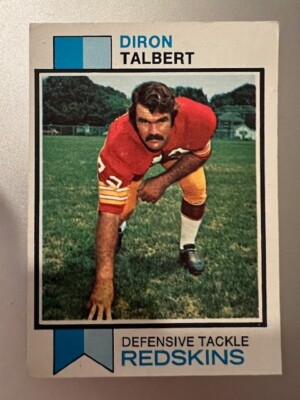 QTY: 1973 Topps Football - Diron Talbert ( Washington Redskins ) Rookie ...