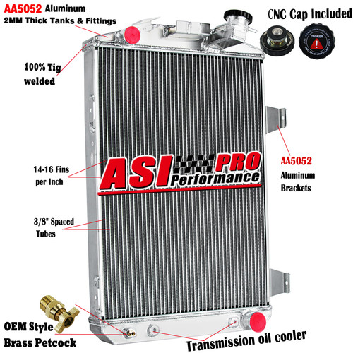 3 Row Radiator For 1930 Chevrolet Car Chevy V8 Conversion PRO | eBay