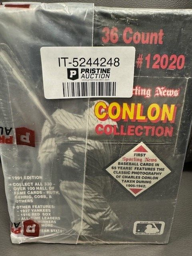 1991 Mega cards Conlon Collection box of 36 factory Sealed wax Packs | eBay