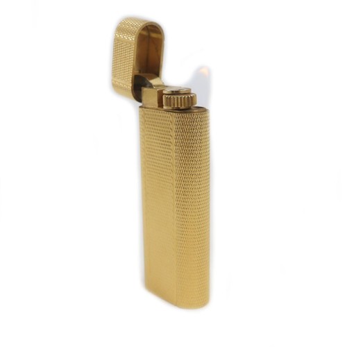 Cartier Oval Roller Gas lighter Gold Ignition OK | eBay