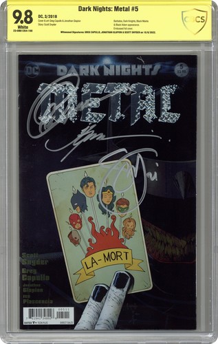 Dark Nights Metal #5A Capullo CBCS 9.8 SS Capullo/Glapion/Snyder 2018 ...