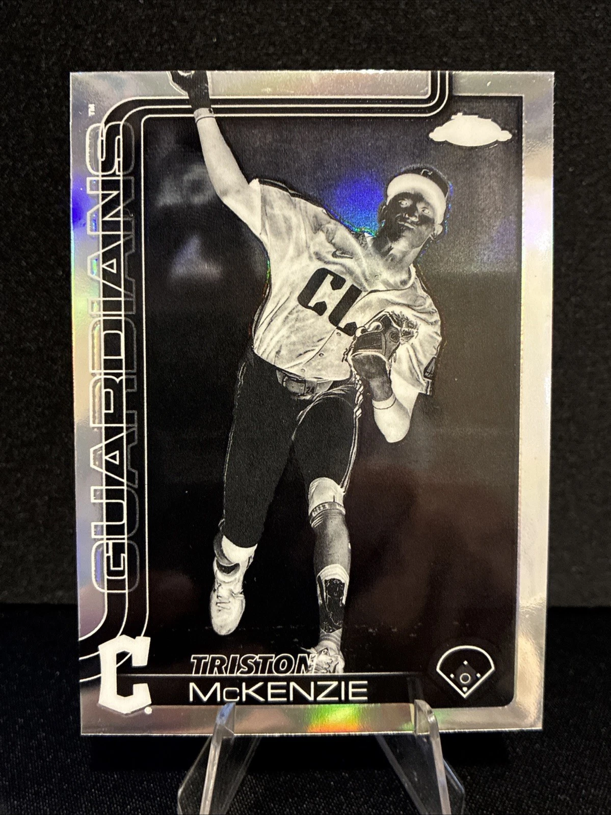 Triston McKenzie 2025 Topps Chrome #21 Negative Refractor Price Guide ...