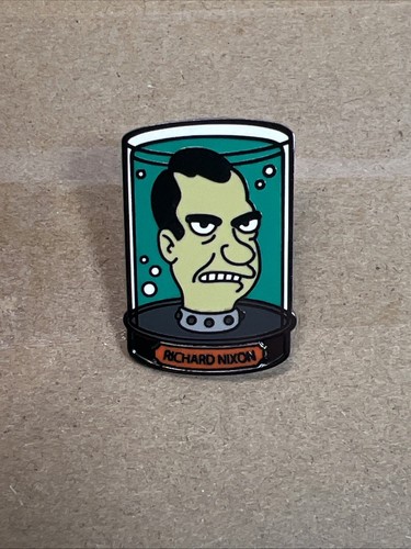 Futurama Nixon Head In A Jar Enamel Pin New | eBay