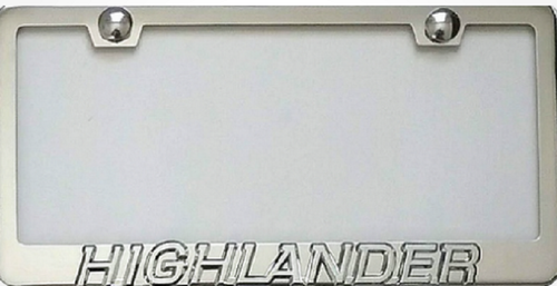 Toyota Highlander 3d license plate frame holder | eBay