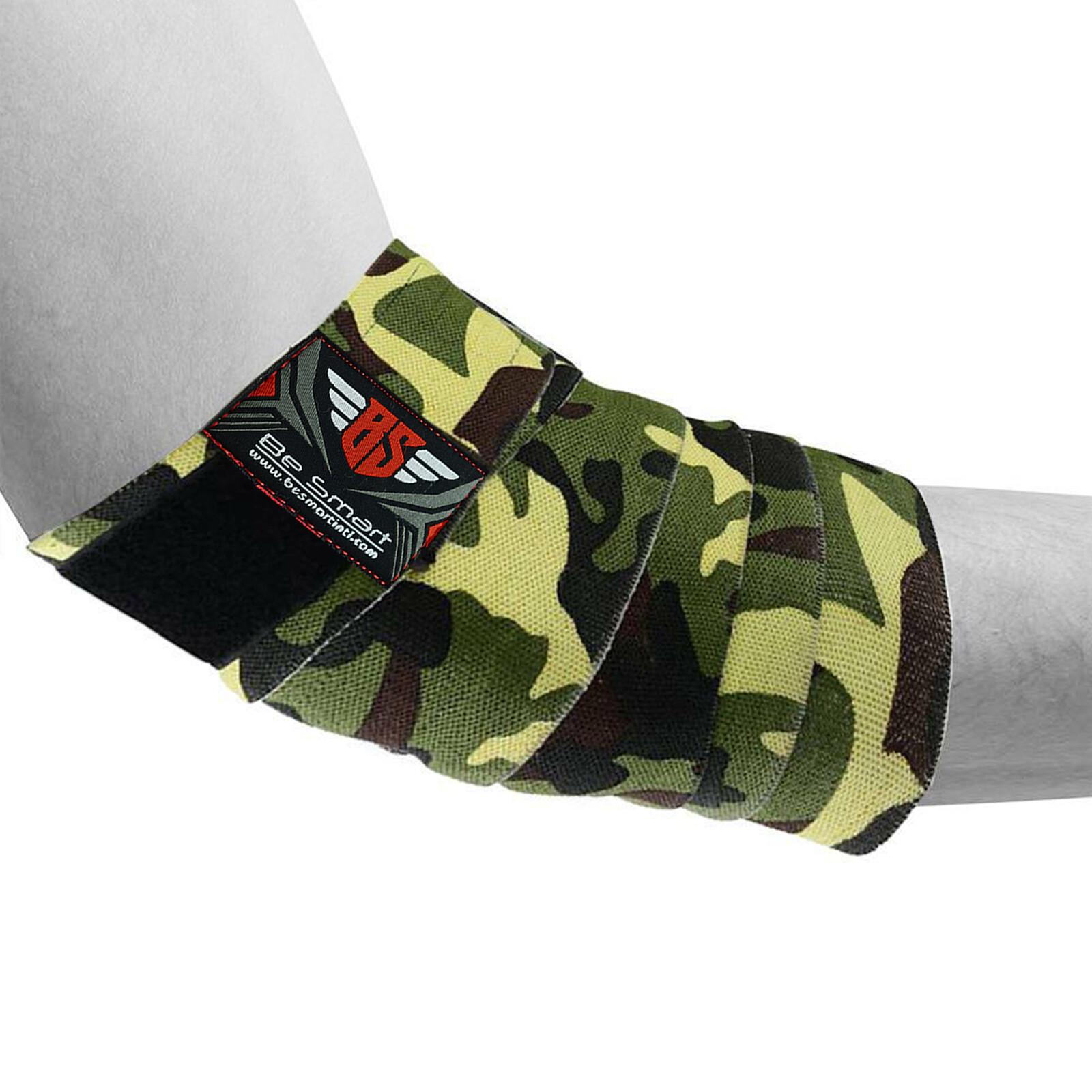HEAVY DUTY ELBOW SLEEVES SUPPORT WRAPS STRAPS GYM POWER WEIGHT LIFTING ...