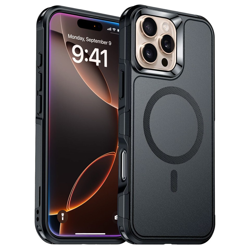MagSafe Case for iPhone 17 16 15 14 13 Pro Max Plus Shockproof Heavy ...
