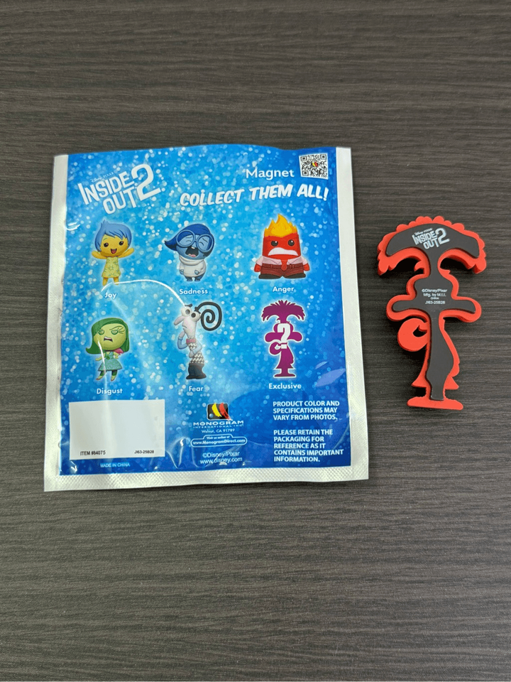 Disney Pixar Inside Out 2 Blind Bag Magnet CHASE - Anxiety | eBay