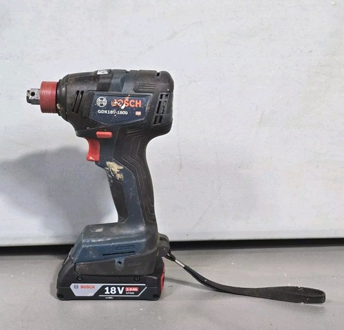 Bosch GDX18V-1800C 18V 1/2" Brushless Impact Drive With 2.0AH Battery 👍 ...