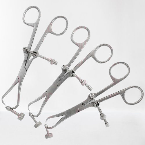 Set of 3 Plate Holding & Drill Guide Forceps Veterinary Orthopedic ...