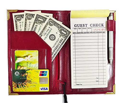 Server Books For Waitress Waitress Books Organizer Leather Cute Server ...