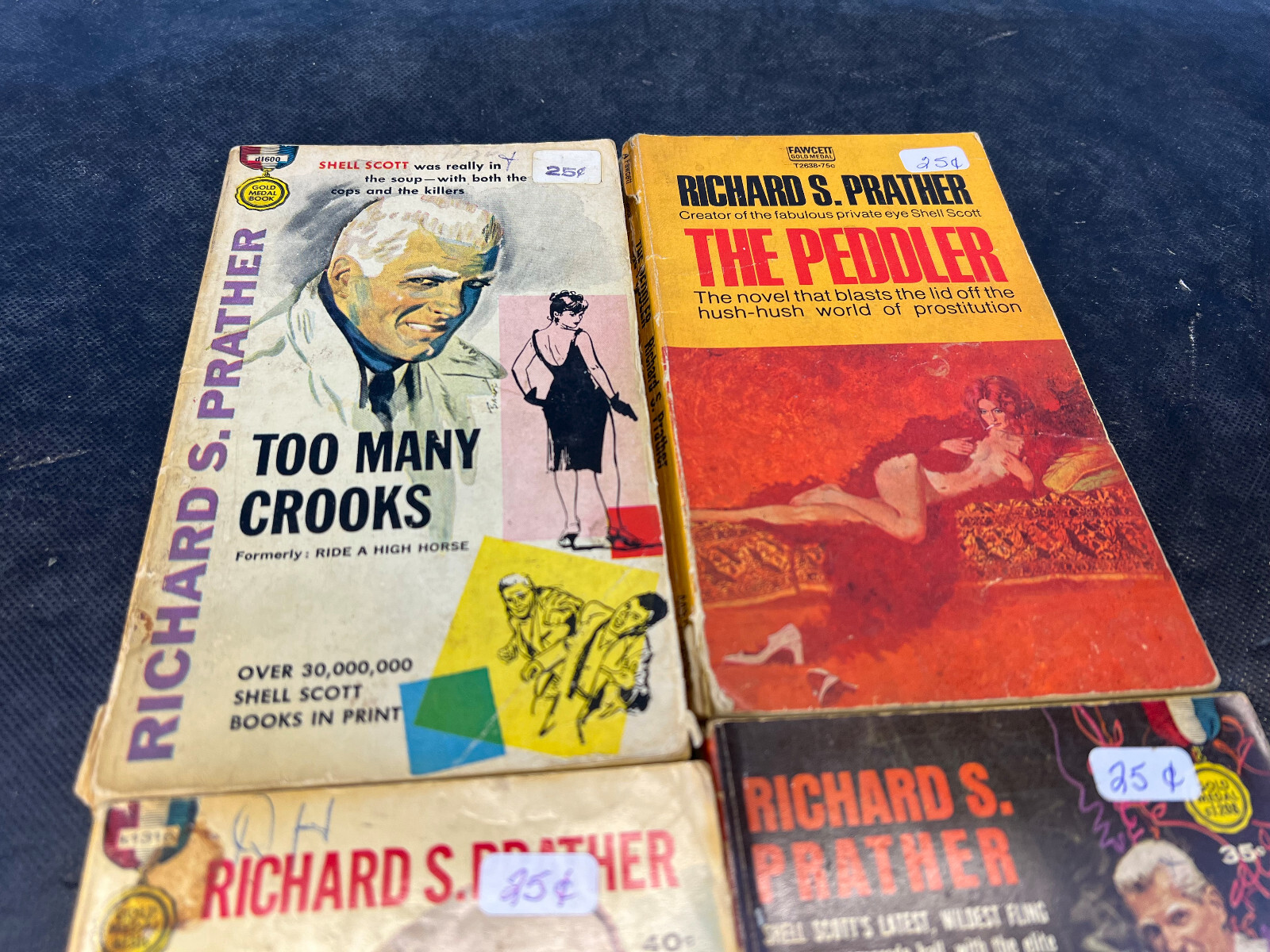 Richard S. Prather lot of 4 vintage paperbacks Shell Scott mystery | eBay