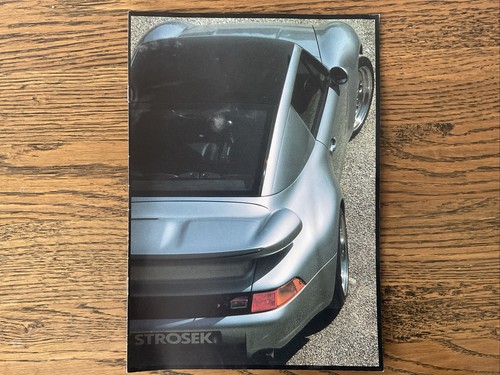 PORSCHE STROSEK 993 911 MEGA S TURBO BROCHURE | eBay