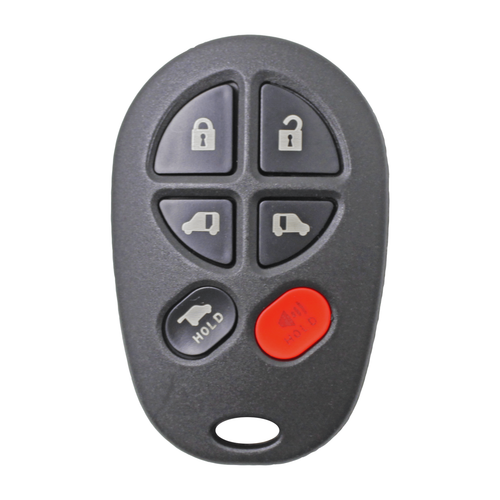 Remote Car Key 6 Button Replacement Shell/Case/Enclosure To Suit Toyota ...