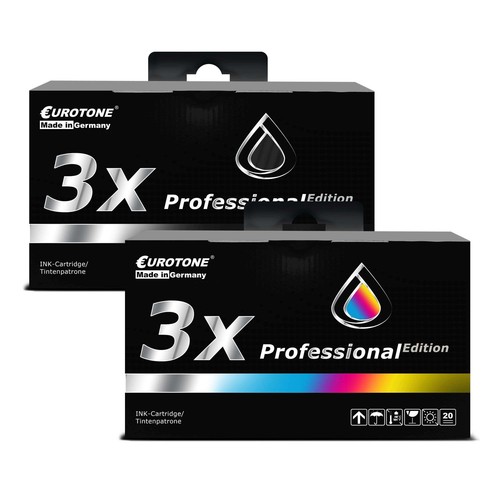 6x Eurotone PRO Tinte 3+3 Alternative f r Epson Globus T266 T267 T2661 ...
