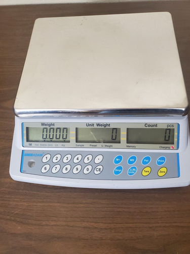 Adam Counting Weigh Scale CBC 70a 70lb Capacity Tested Working Serial ...