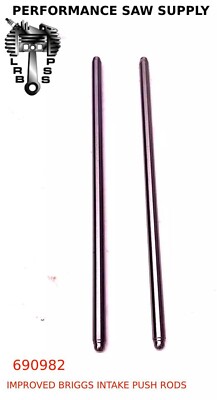 2 NEW IMPROVED INTAKE PUSH RODS FITS BRIGGS INTEK V TWIN ENGINES PART ...