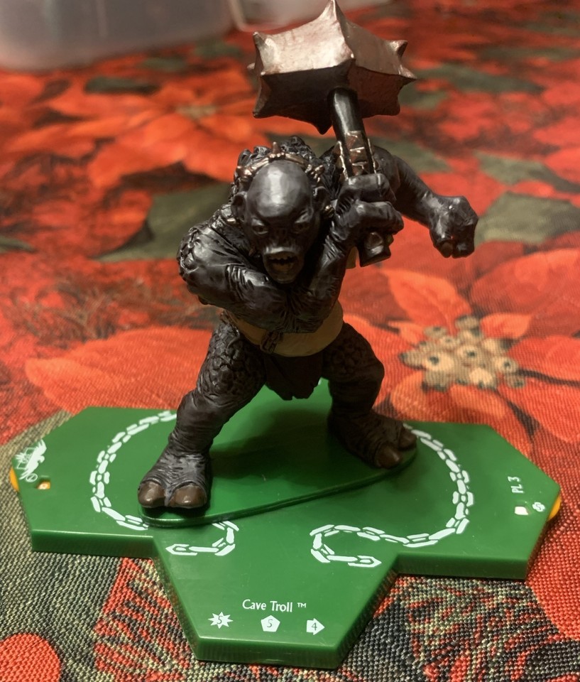 LOTR Combat Hex Cave Troll With Legolas,Aragorn,Gimli,Merry And Pippin ...