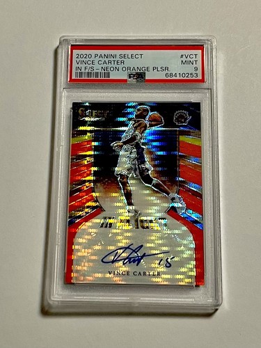 2020-21 Panini Vince Carter In Flight Autograph Orange 🍊 SP # /30 Auto ...