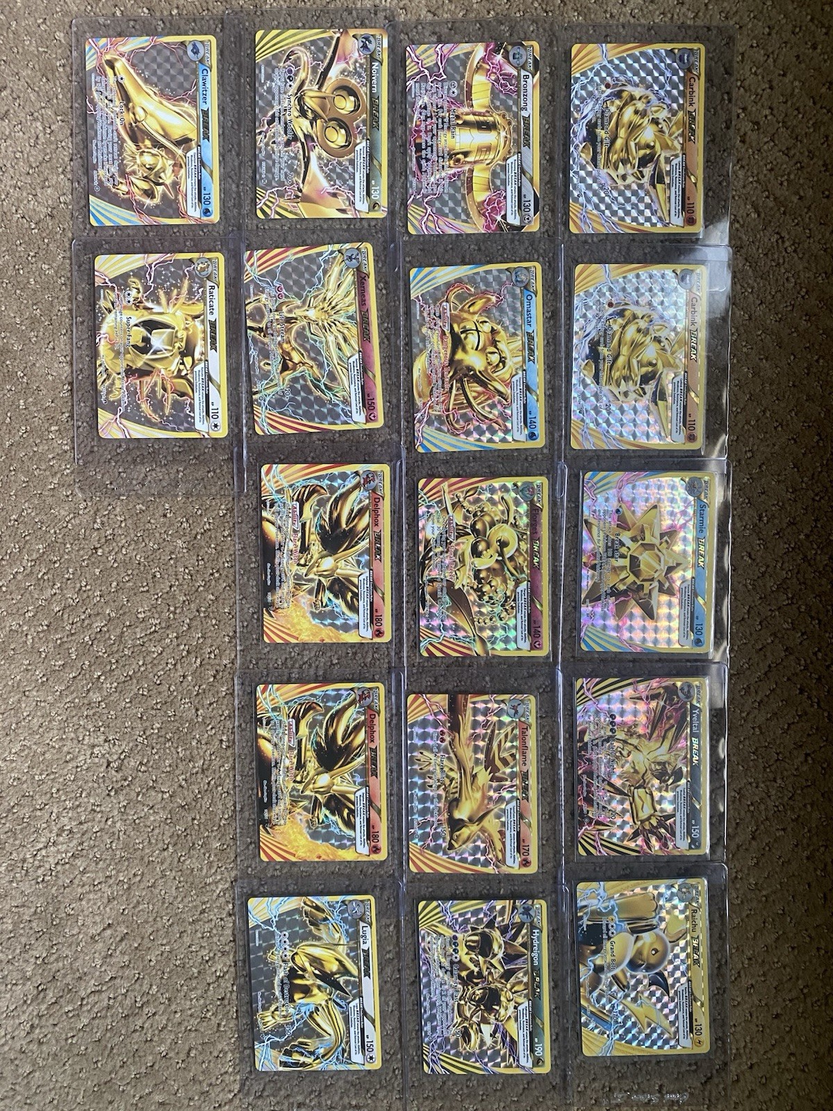 Lot Of Pokémon Break Cards | eBay