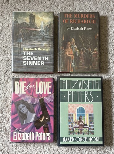 Elizabeth Peters Books Lot- Jacqueline Kirby, Complete Series 1-4 ...