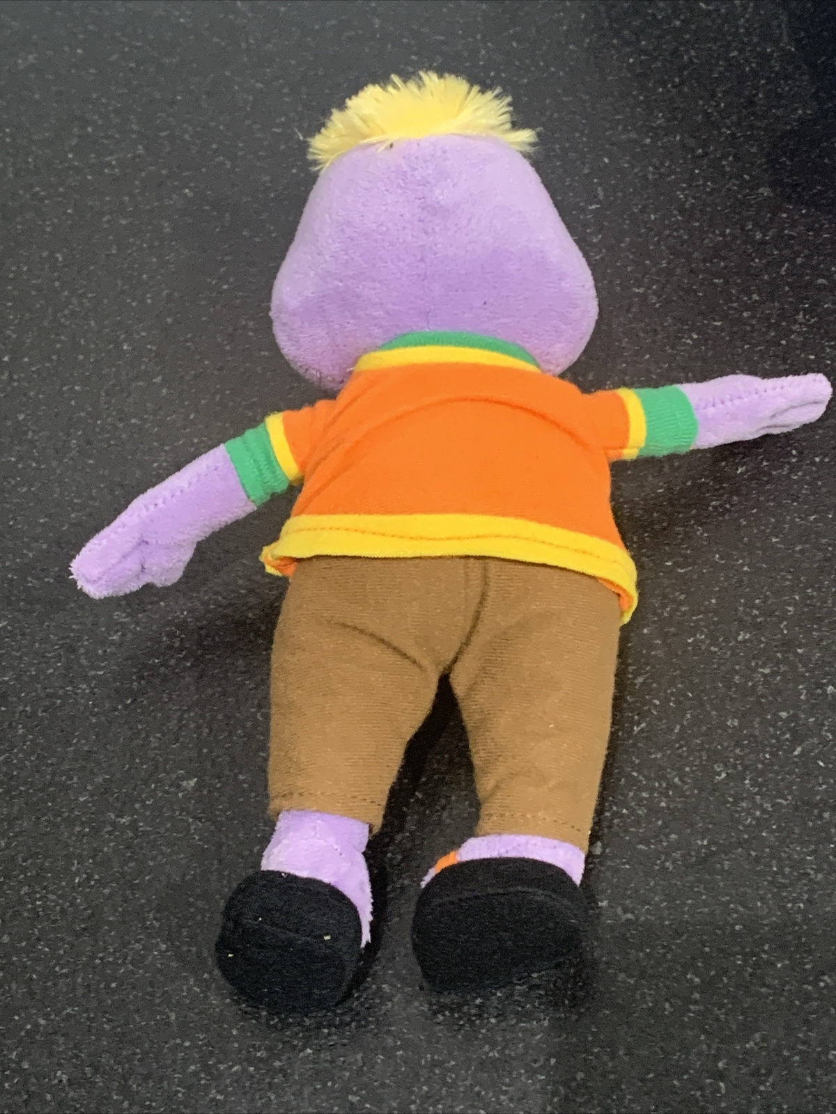 Lot of 2 Chuck E Cheese Mr. Munch Purple Orange Plush, 11” And 14 ...