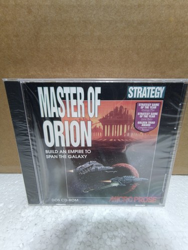 Master of Orion PC CD-ROM Jewel Case, Factory Sealed, NEW, VGA Ready ...