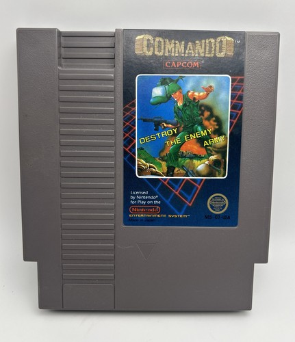 Commando NES Capcom (Nintendo Entertainment System) Cleaned And Tested ...