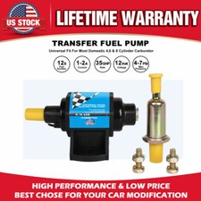 6 Volt Fuel Pump Low Pressure 2.5-4psi 30gph Positive Negative Ground ...