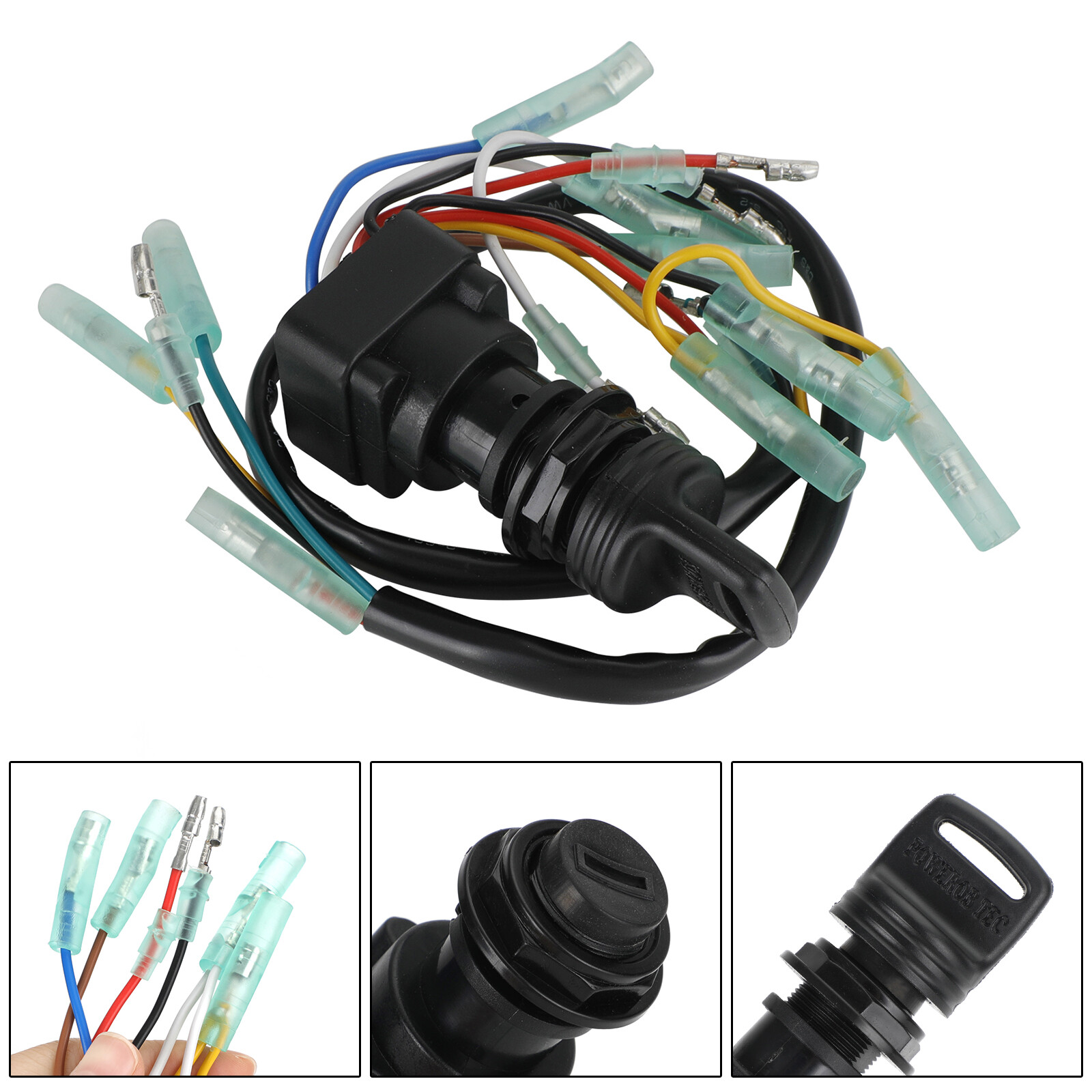 Boat Ignition Key Switch fit for Yamaha Outboard 75-85-115-150HP 703 ...