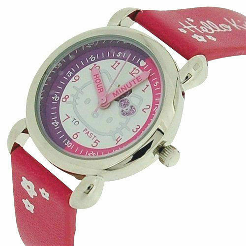 hello-kitty-pink-time-teacher-watch-visual-resource-to-learn-to-tell