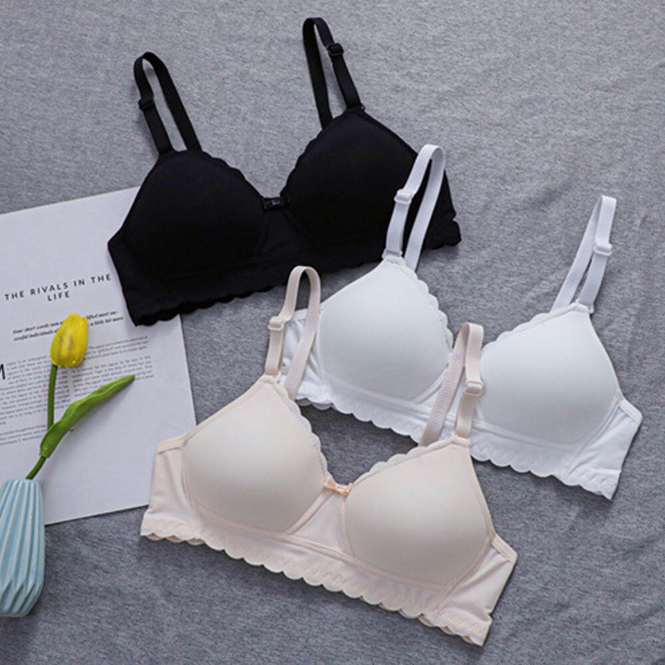 Small Cup Teenager's Bras Cotton Brassiere Maiden Girl Underwear 30-38 ...