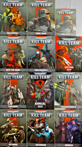 Warhammer 40K Kill Team Books • Rules Manual Campaign Missions Dossier ...