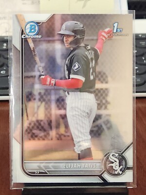 2022 Bowman 1st Chrome Prospect Elijah Tatis Chicago White Sox Free ...