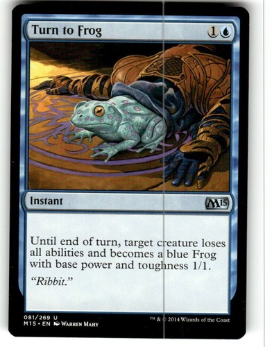 Turn to Frog #81 (NM) Magic 2015 M15 Magic MTG | eBay