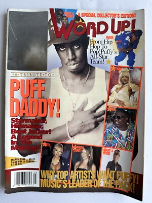 P Diddy Word Up! Magazine Puff Daddy Tribute BIG Donald Trump Usher ...