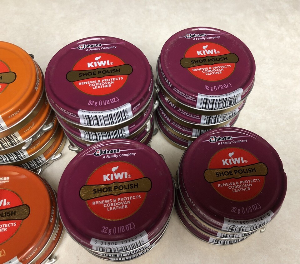 30 Kiwi Shoe Boot Polish Containers New | eBay