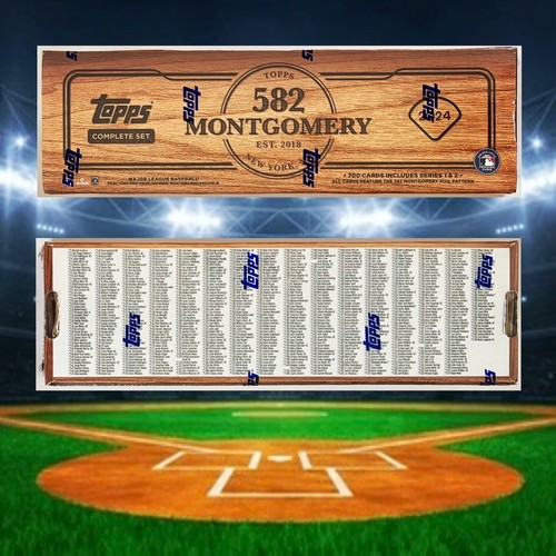 2024 Topps 582 Montgomery Club Sealed Factory 700 card set series 1 & 2 ...