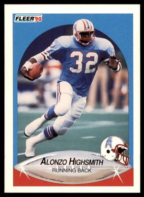 1990 Fleer Alonzo Highsmith Houston Oilers #129 | eBay