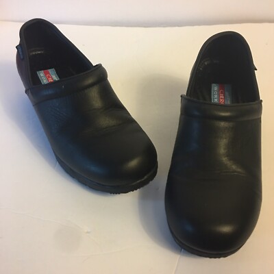 Cherokee Workwear Women's Harmony Black Slip-on Clogs Shoes 8W | eBay