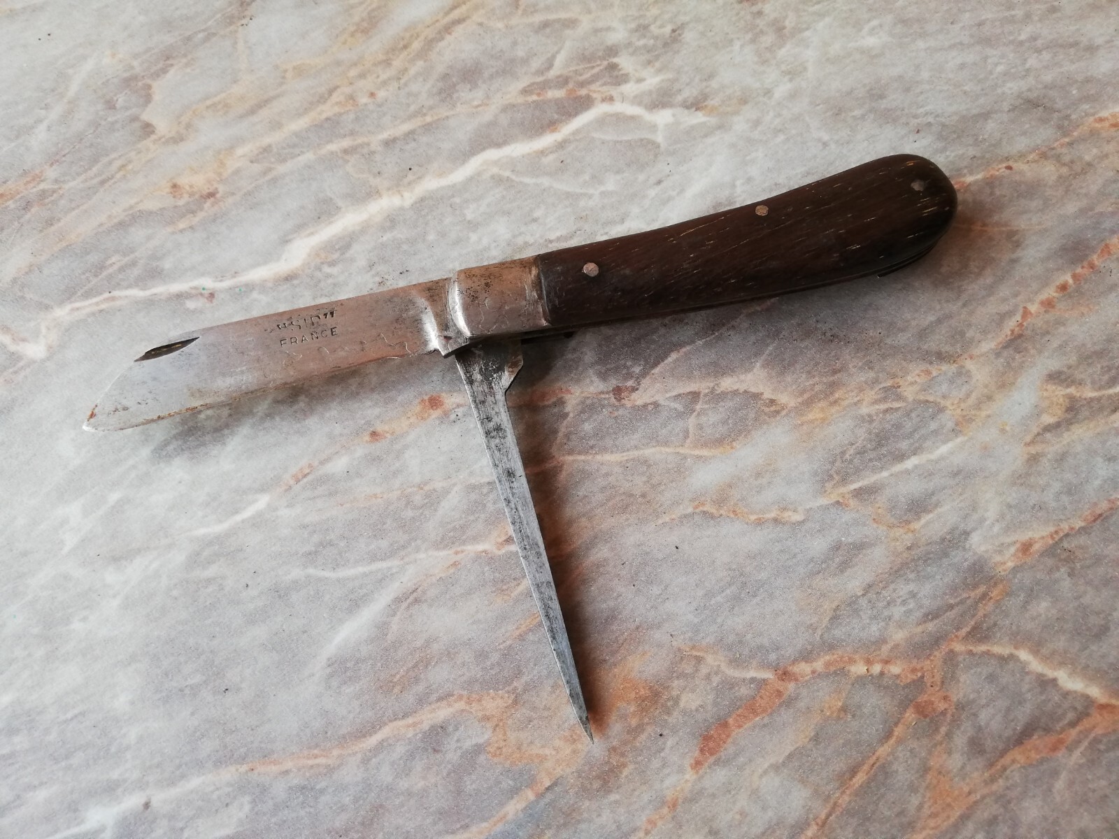 VTG OLD VERY RARE WWII WW2 FRENCH SAPPER PIONEER TRENCH FOLDING POCKET ...