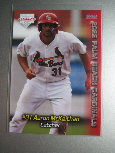 2022 PALM BEACH CARDINALS AARON MCKEITHAN #11 | eBay