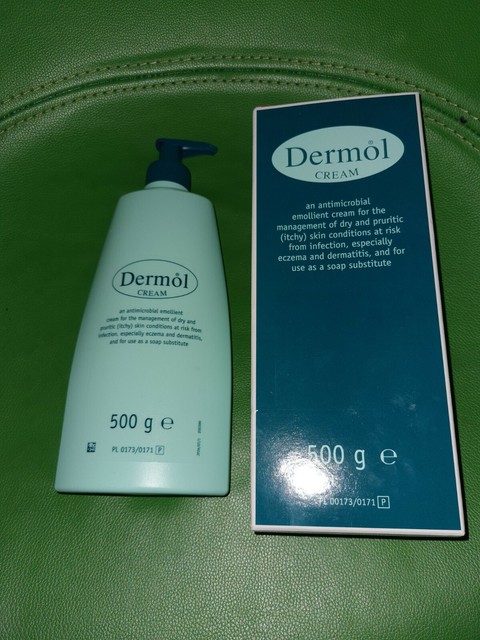 Dermol Antimicrobial Emollient Cream 100g Dry & Itchy Eczema Psoriasis ...